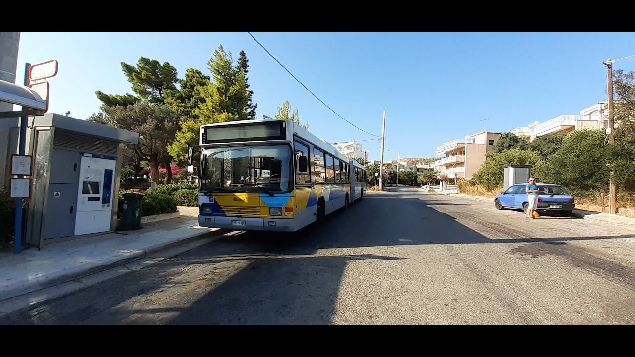 Athens Bus: Riding A Volvo Saracakis B7LA - YouTube