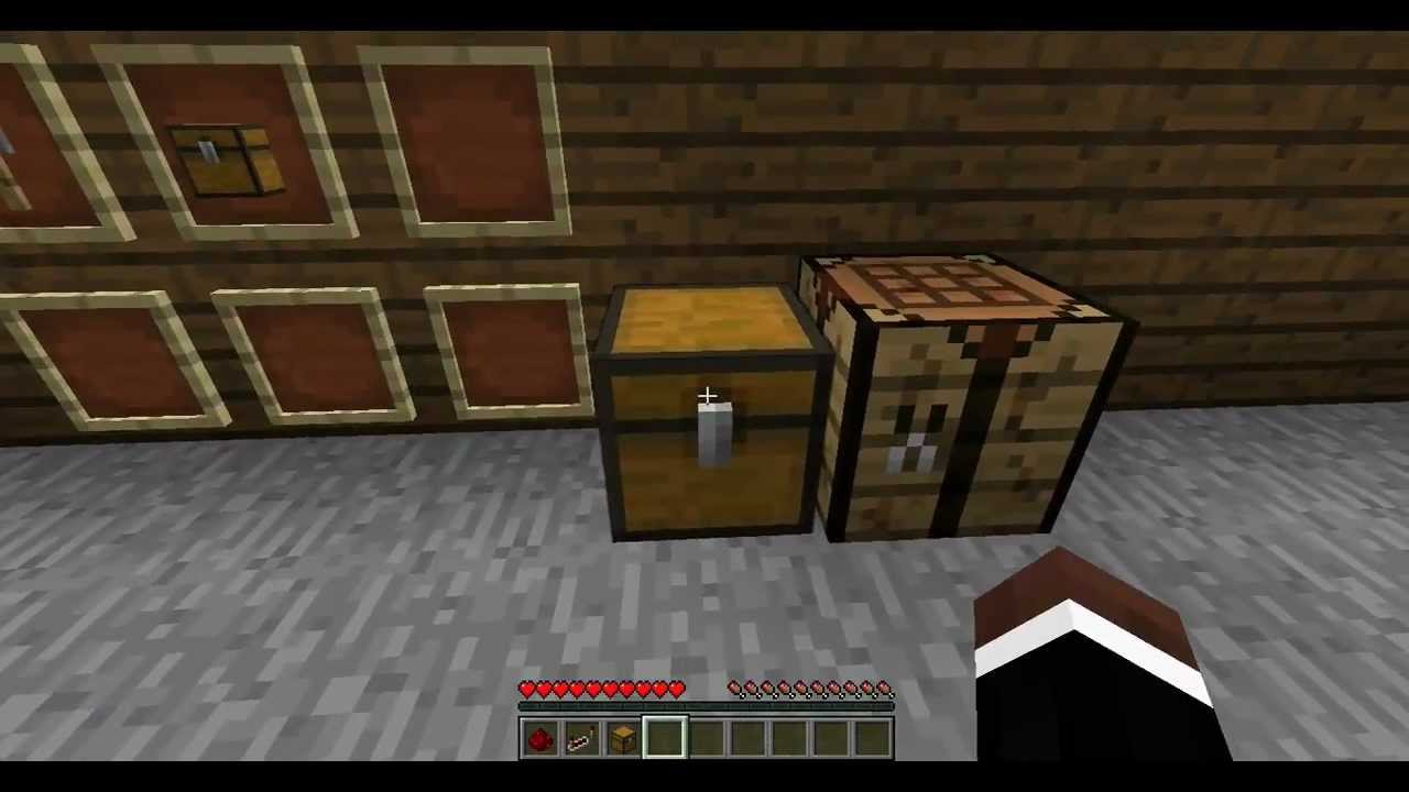 Minecraft-Trapped chest tutorial [1.5] - YouTube