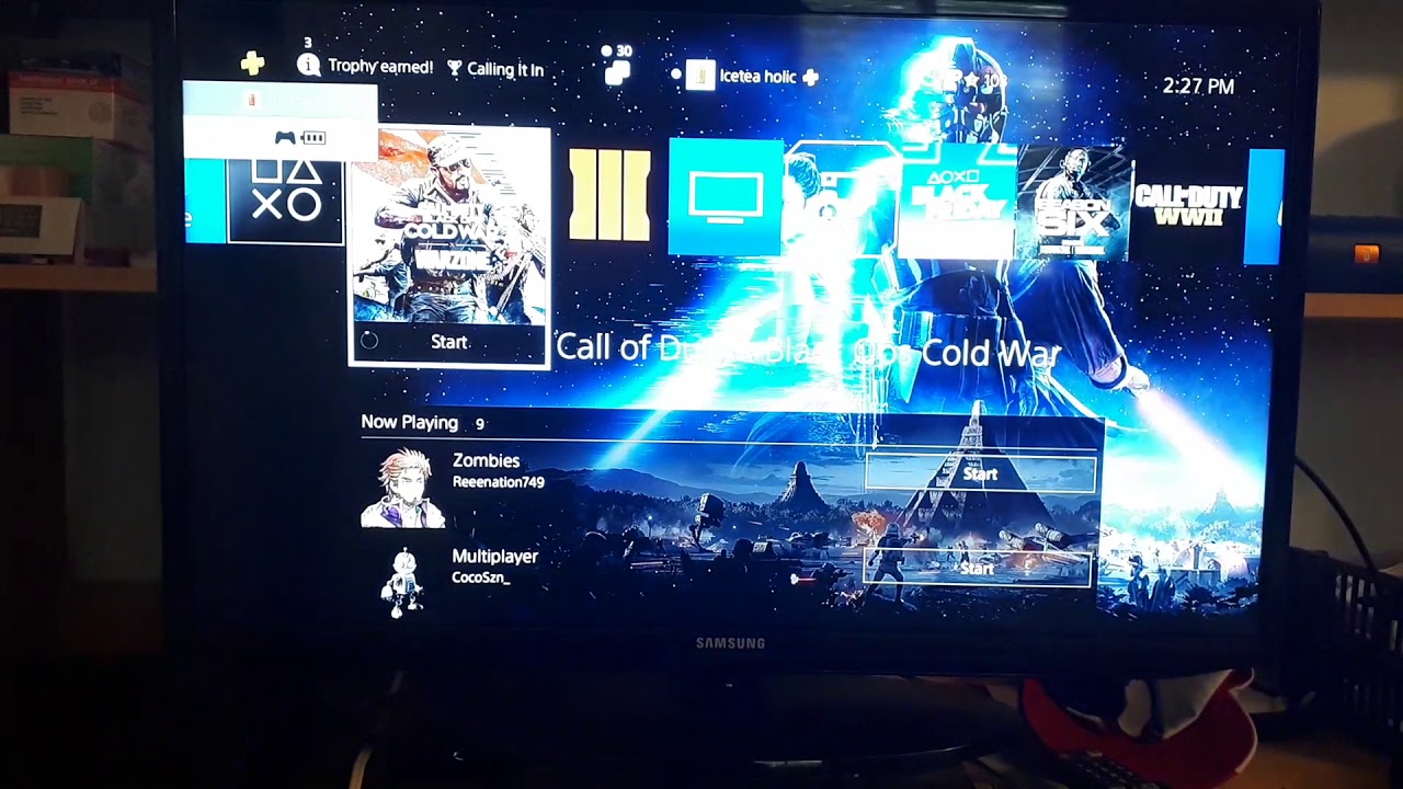 Cold War Zombies Leaderboards Blue Screen (PS4). - YouTube