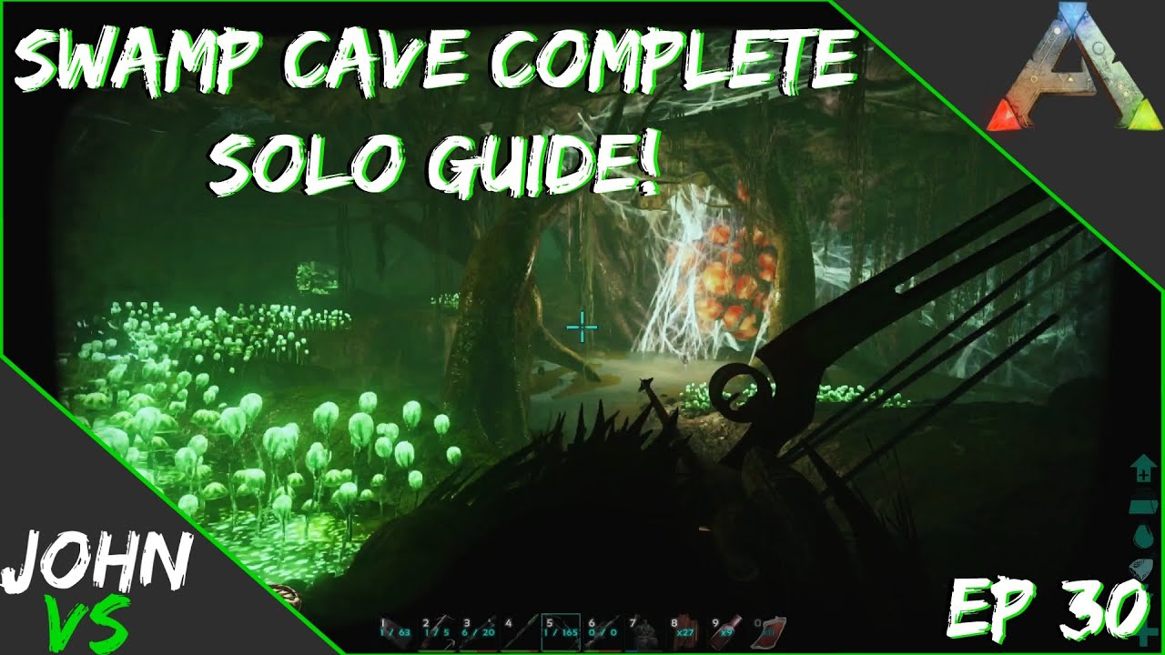 Ark: Survival Evolved YMCArk - Swamp Cave Complete Solo Guide! - YouTube