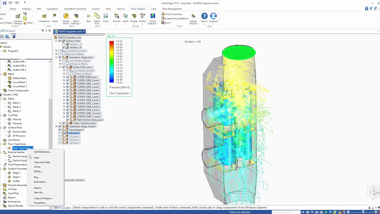 Simcenter FLOEFD for Solid Edge - Separation and Filtration - YouTube