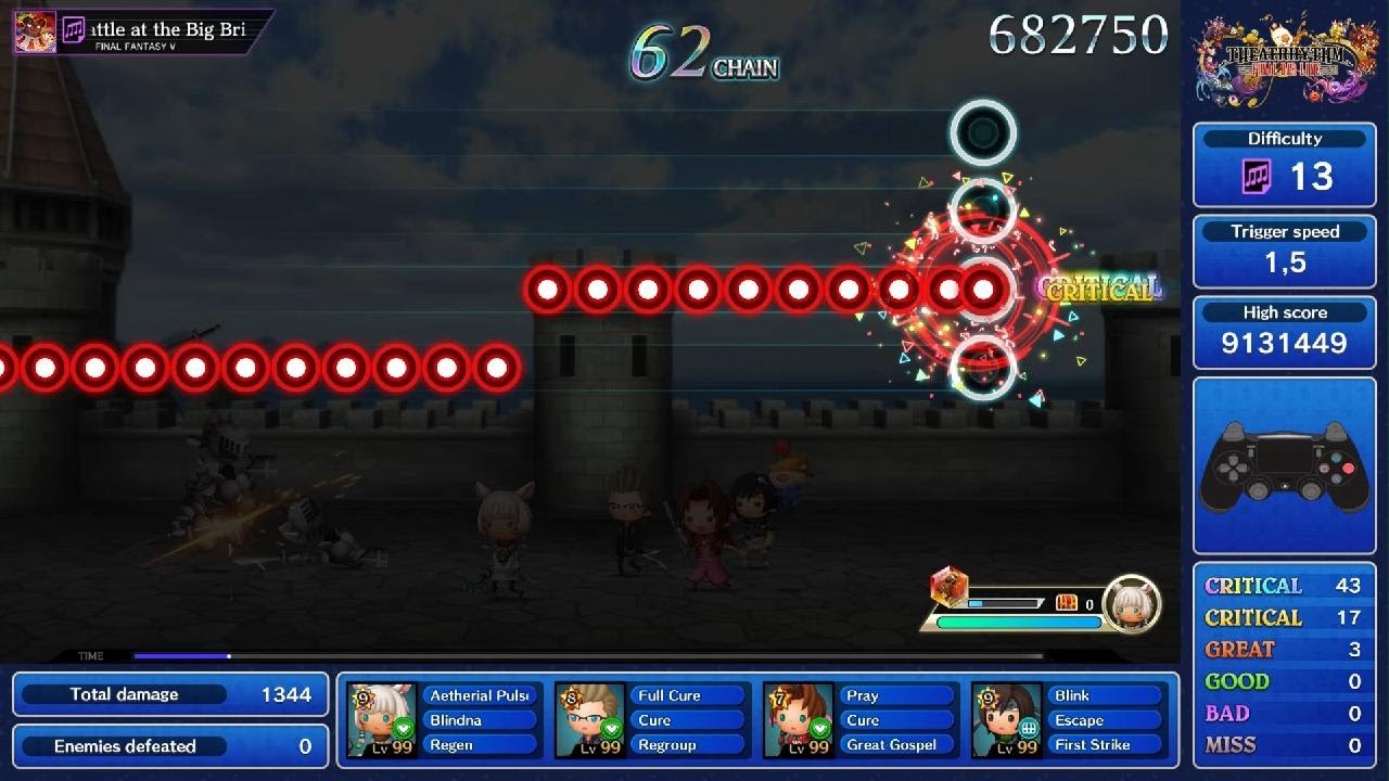 Theatrhythm Final Bar Line - Battle at the Big Bridge (FFV) - Supreme ...