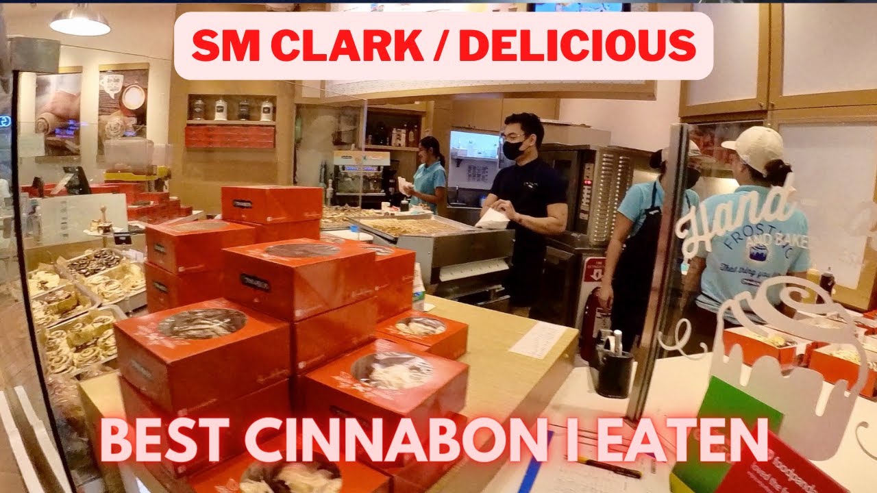 SM Clark have a Cinnabon shop that bake them fresh. SM mall Clark ...
