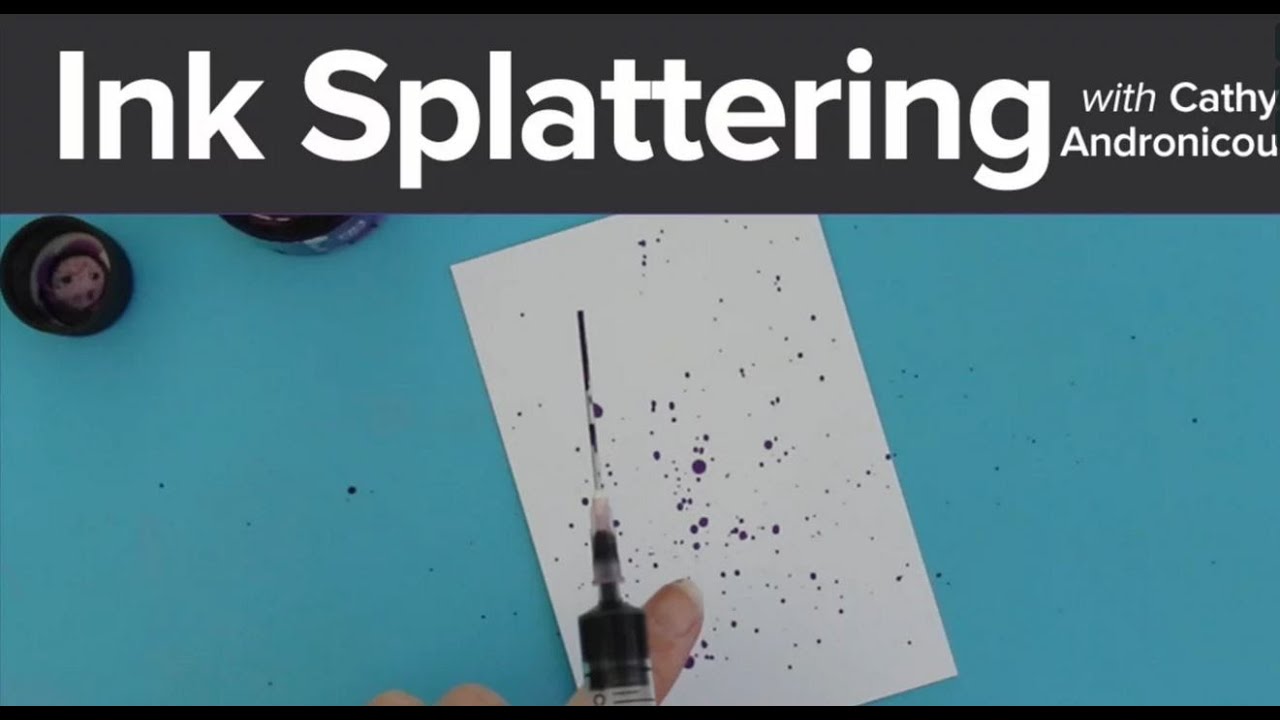 Ink Splattering - YouTube