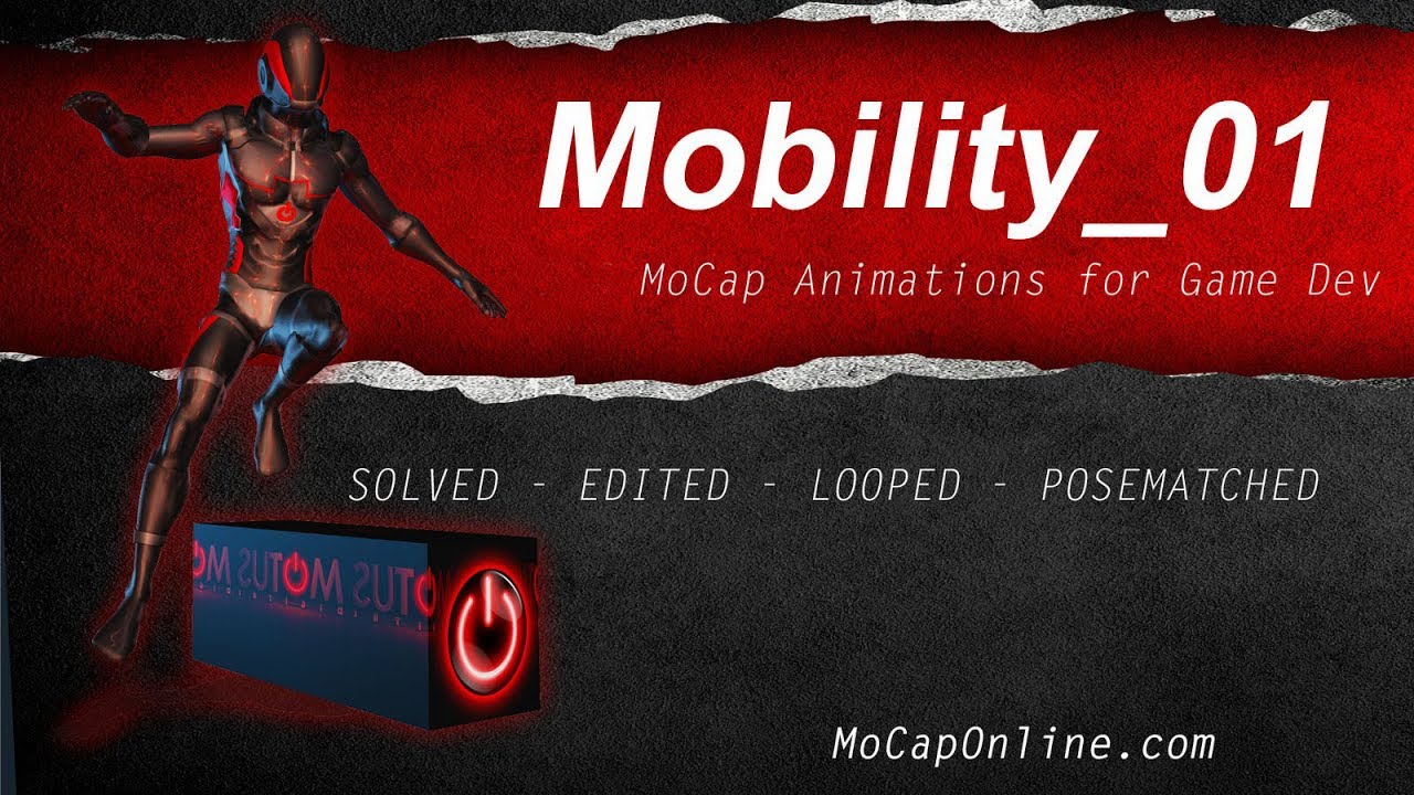 Mobility - MoCap Animation Pack - YouTube