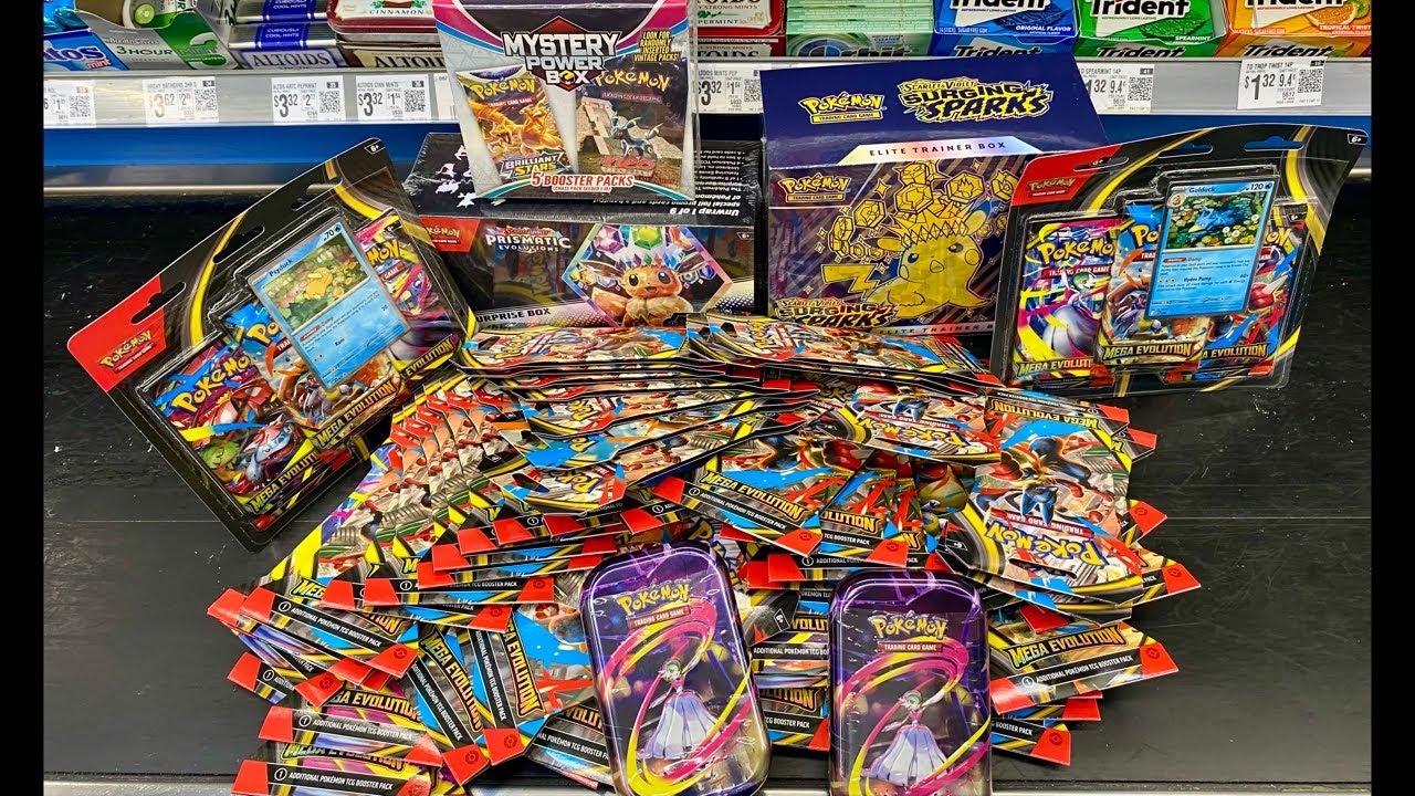 Pokemon HUGE Walmart restock-Early Mega Evolution Set release & Opening ...