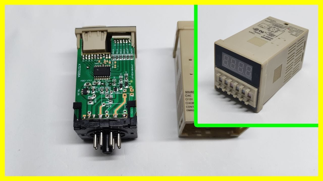 Inside Analog Multifunction Timer DH48S-S - Omron - Cấu tạo bộ hẹn giờ ...