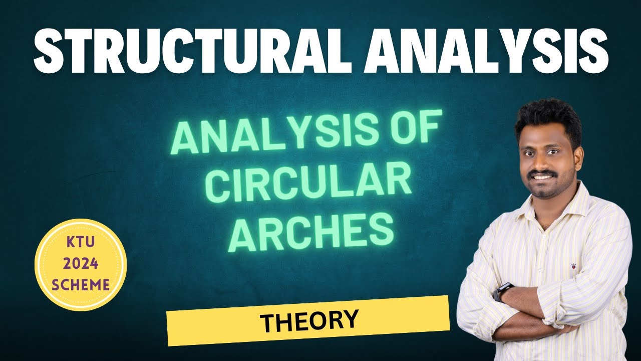 CIRCULAR ARCH | ANALYSIS OF THREE HINGED ARCH | THEORY | PCCET303 ...