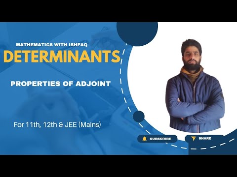 Properties of Adjoint Matrix(12th,JEE) - YouTube