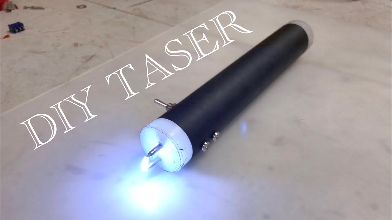 How to make a powerful pvc Taser / stun gun ⚡️ - YouTube