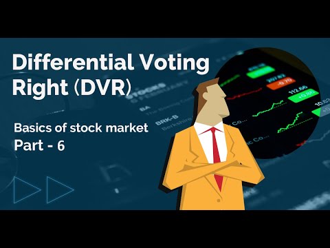 What is Differential Voting Right ? | DVR Shares kya hai? | Basics of ...