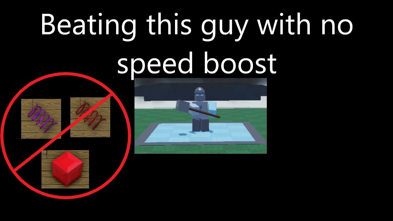 Roblox cube combination beating Hammerdom without speed items. - YouTube
