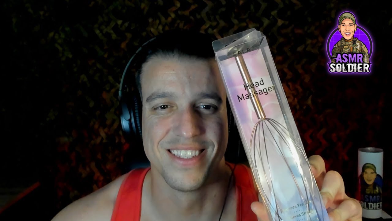 ASMR Head Massager TRIGGER | ASMR Soldier - YouTube