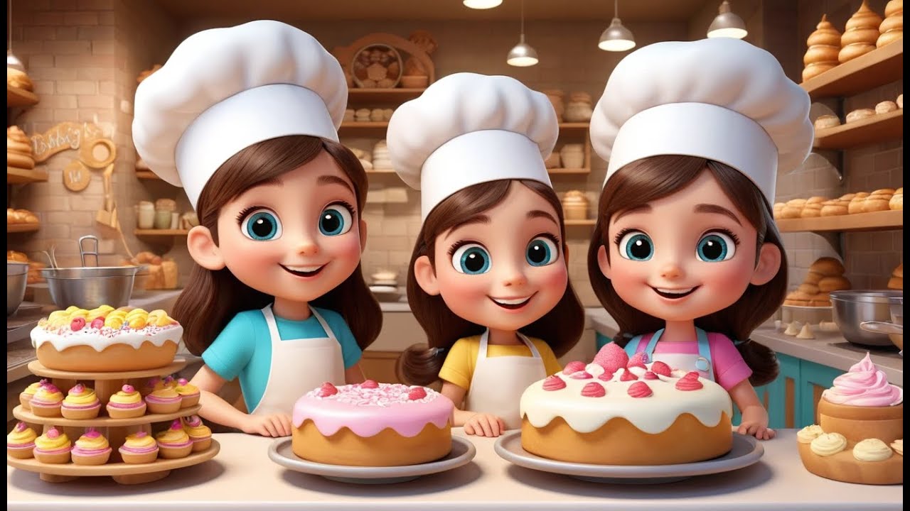 Pat-a-Cake the Baker’s Treat + More | Classic Baking Rhyme for Kids ...