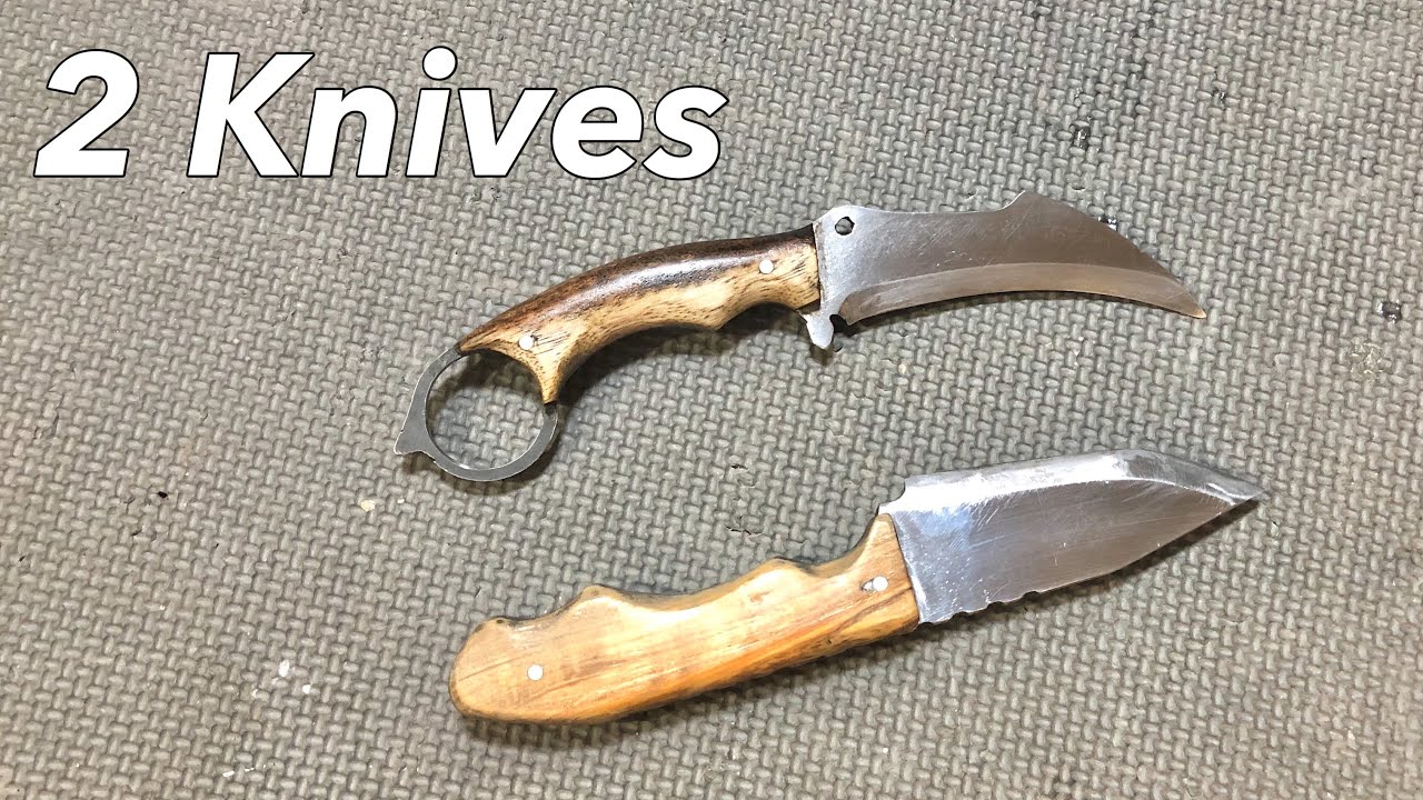 Making Two Knives - YouTube