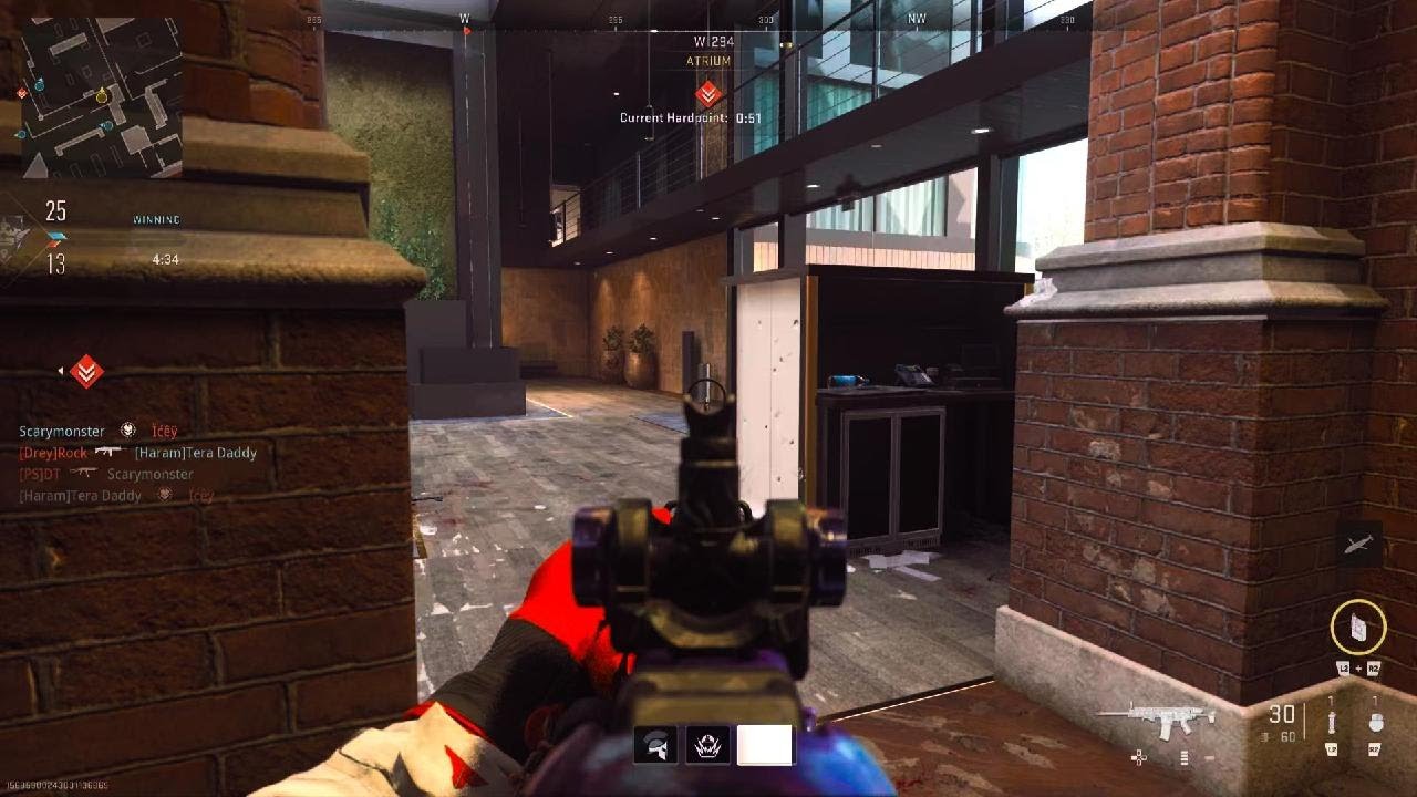 MW2 Solo Ranked Play 30 kill Hardpoint - YouTube