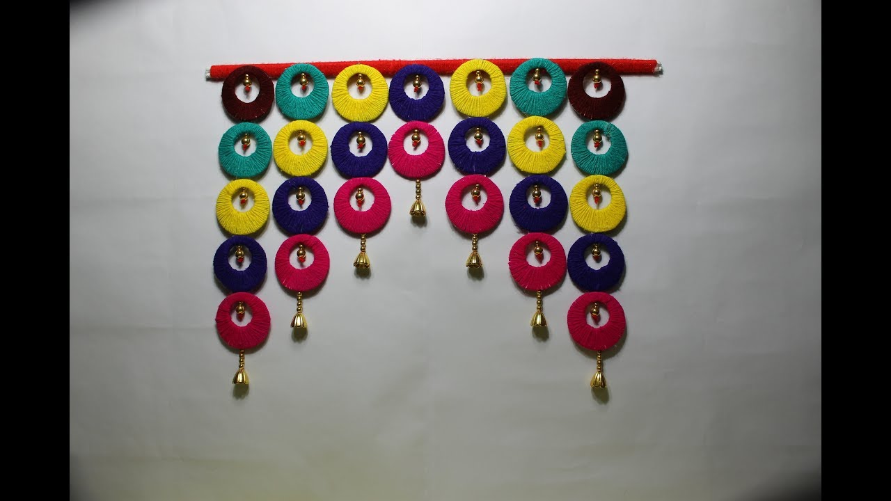 DIY Wall Hanging With Woolen_Woolen crafts idea_Room Decor At Wool_By ...