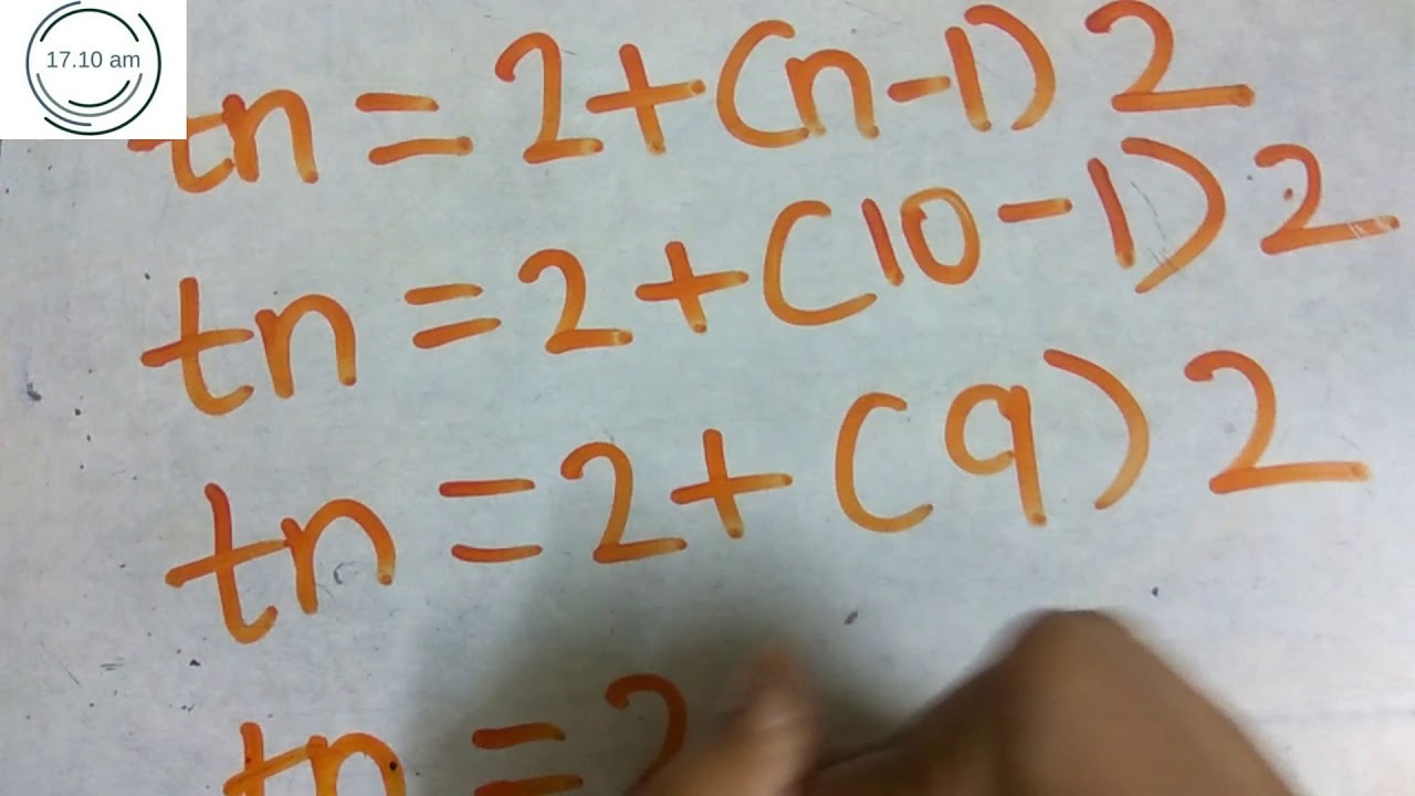 How to find the nth term in a sequence, nth term formula - YouTube