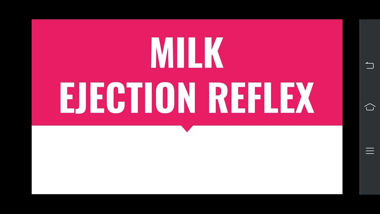 Milk Ejection Reflex PPT - YouTube