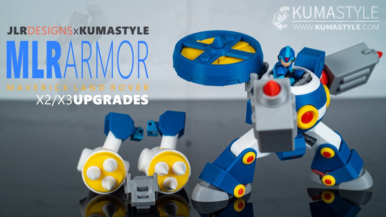 Review: JLR Designs 4inch-nel Megaman X 4inch-Nel Ride Armor X2 and X3 ...