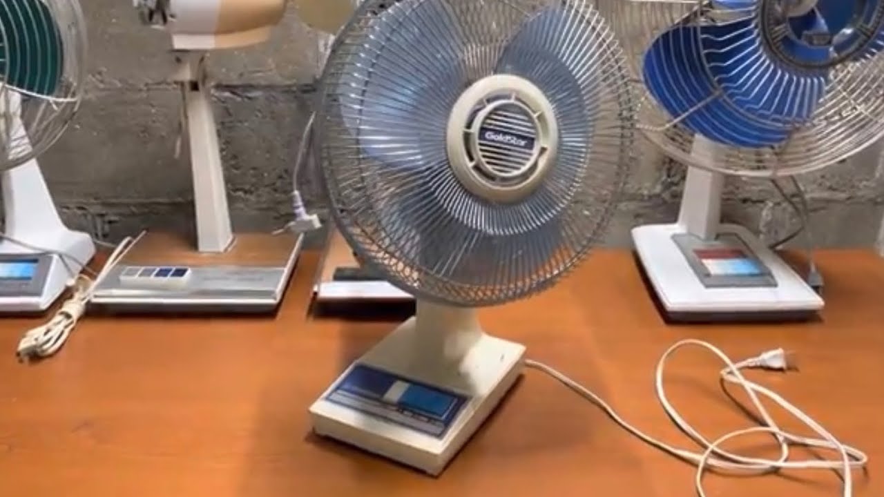 a dead Gold Star fan FD-3032 - YouTube