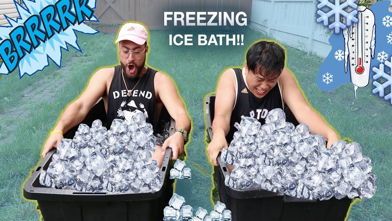 FROZEN ICE BATH WITH DAVIDPARODY *(BET $500)* - YouTube