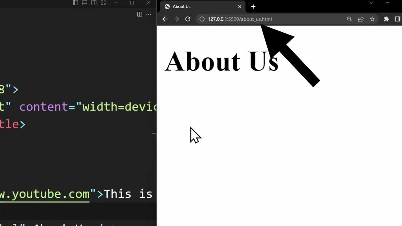 14. Add Hyperlinks to your website (Anchor Tags) - YouTube