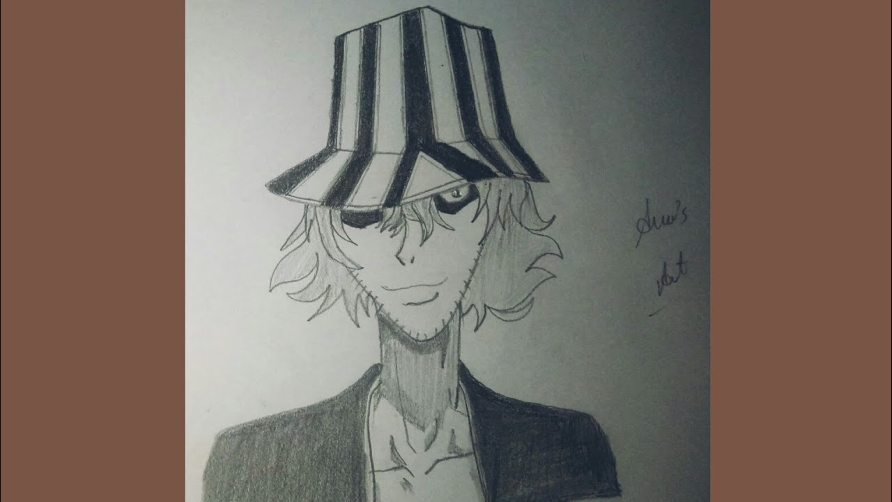 Drawing Urahara Kisuke from Bleach | Step–by–Step Tutorial | Amun's Art ...