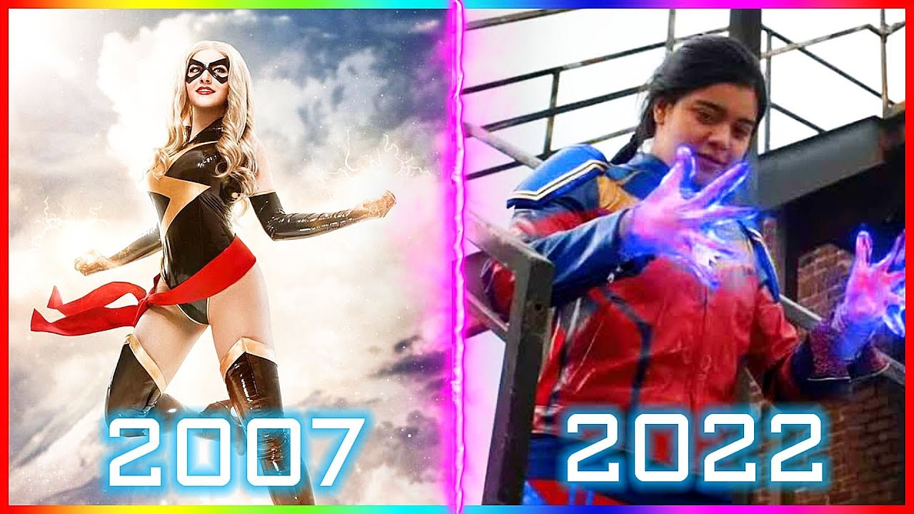 Evolution of Ms Marvel 🦸‍♂️#msmarvel #msmarveltrailer - YouTube
