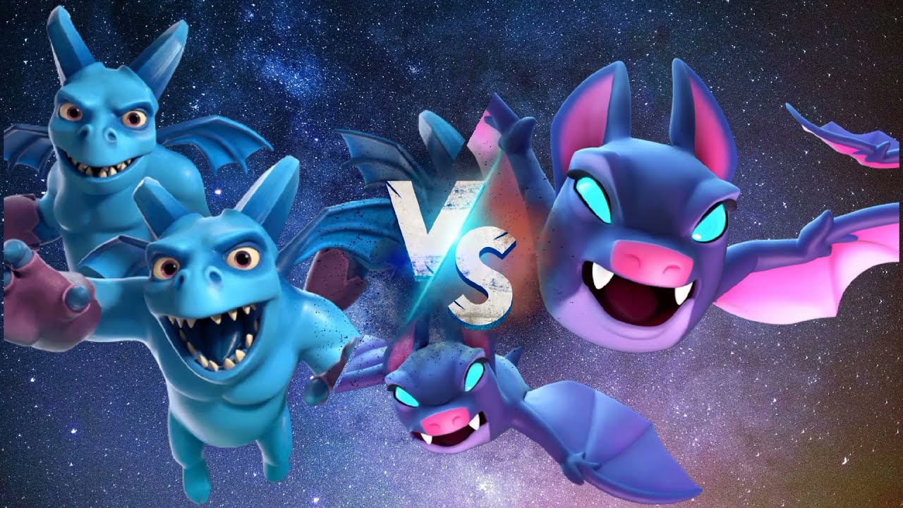 chauve-souris vs gargouilles _ clash royale challenge #3 - YouTube