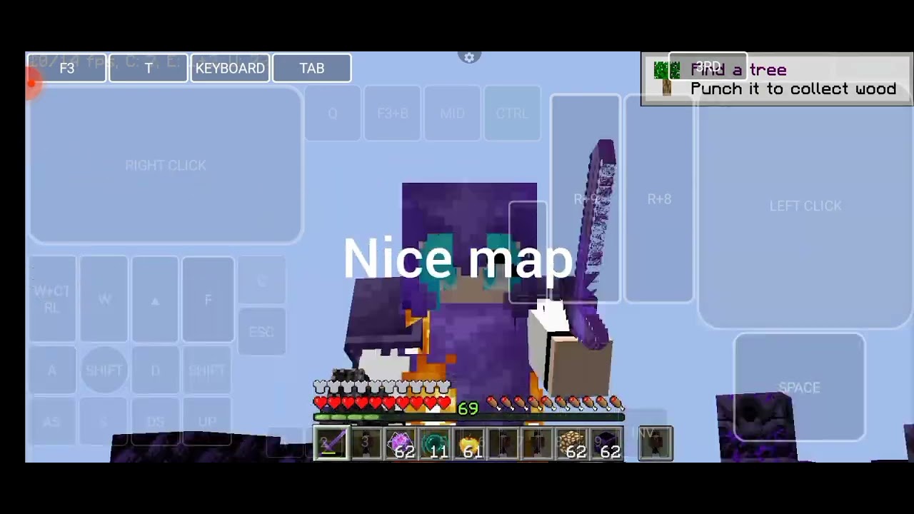 Crystal PvP map Minecraft Pojav 1.16+ | By - @RedFruitMC - YouTube