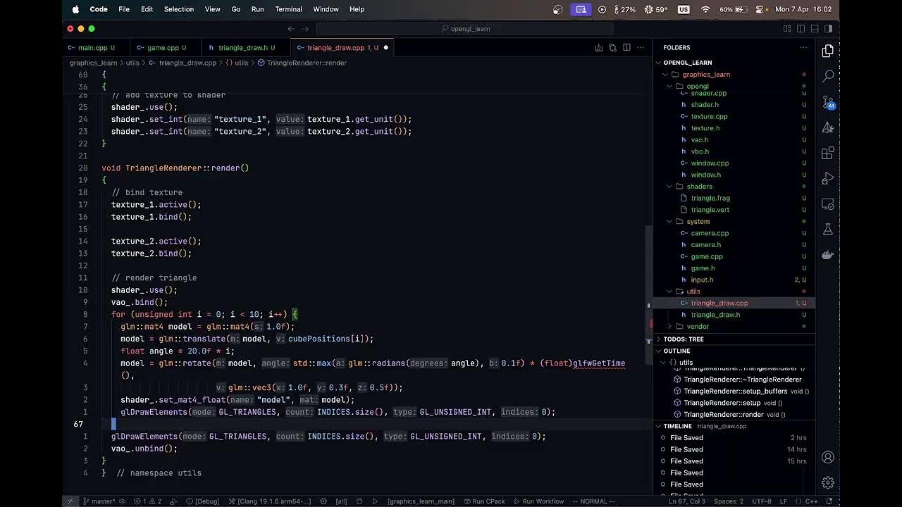 Learn Minecraft with OpenGL (day 1) - YouTube