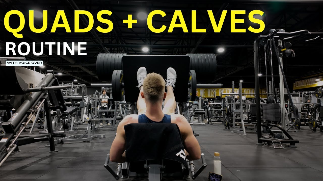 My Leg Day Routine – Quads & Calves | Tips for Growth - YouTube