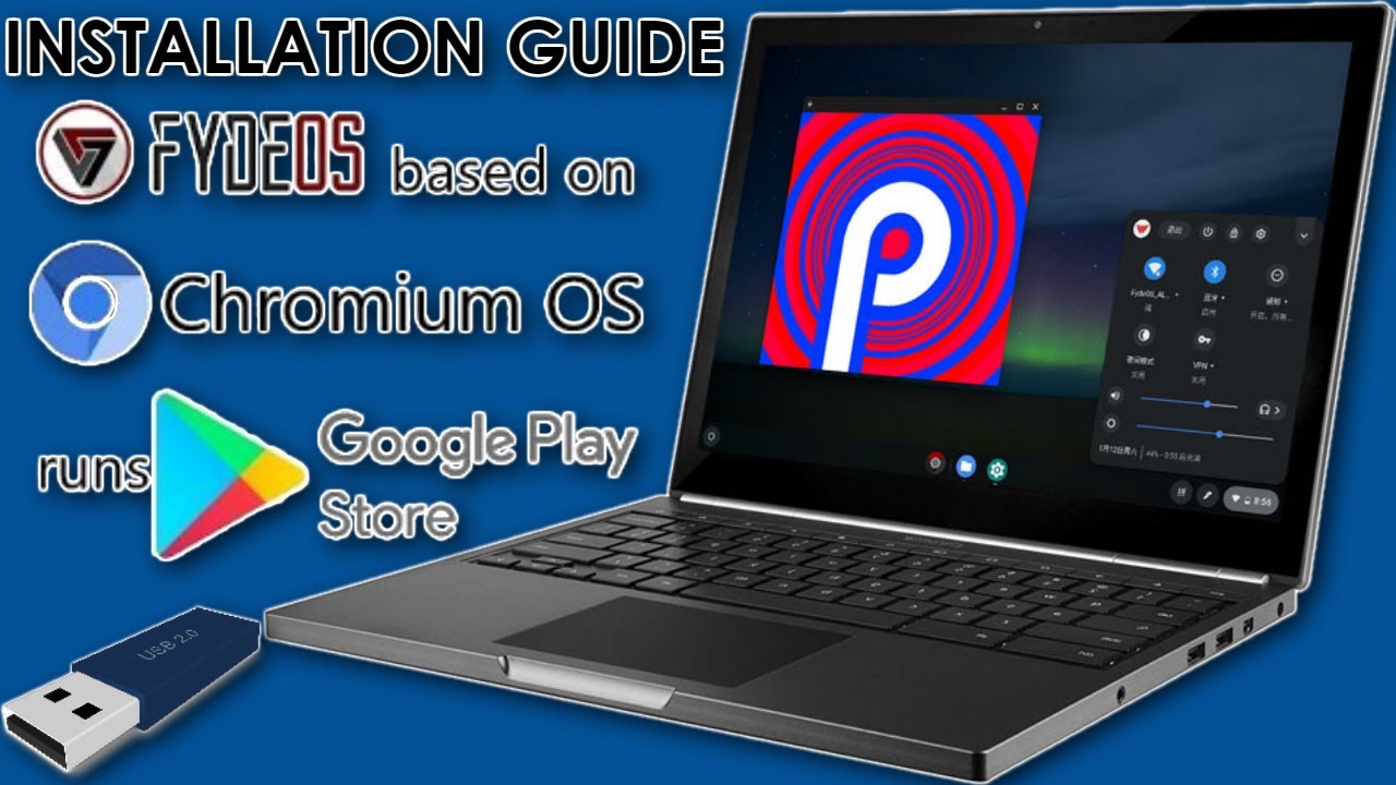 Chrome OS FYDEOS with Android 9 Support for Laptop or Desktop PC X86 ...