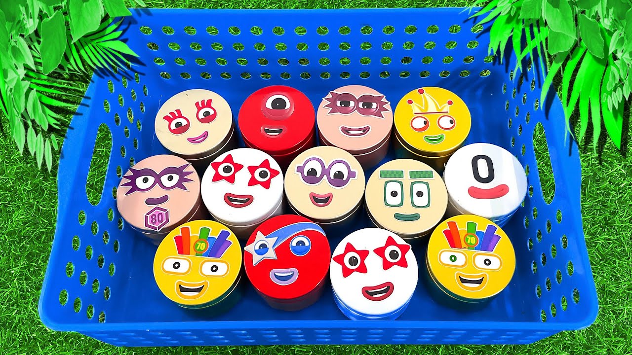 Numberblocks - Looking Numberblock All Circle Coloring! Satisfying ...