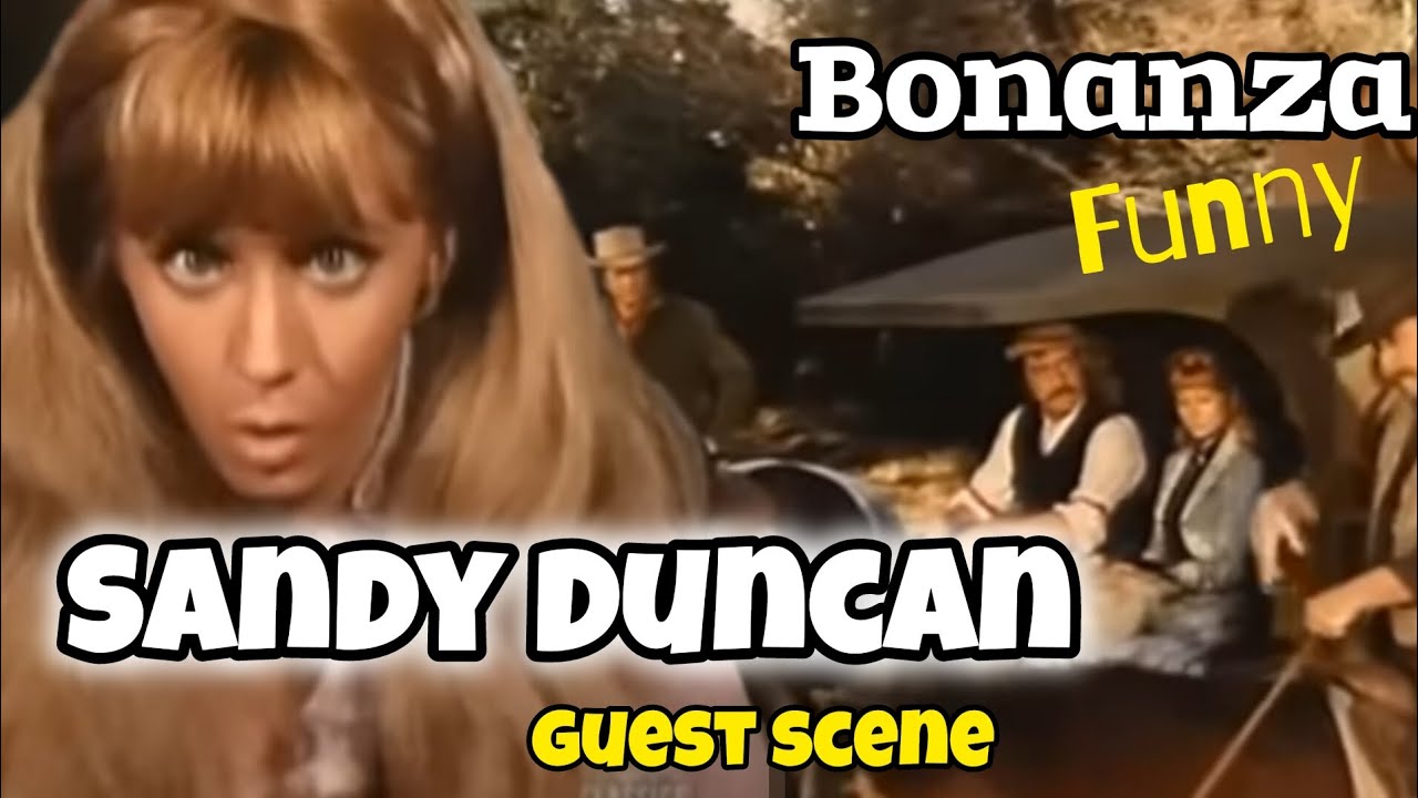 Bonanza TV guest scene with Sandy Duncan #funny #bonanza #westerns ...