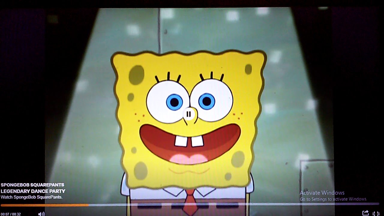 SpongeBob SquarePants Dance Party Clip - YouTube