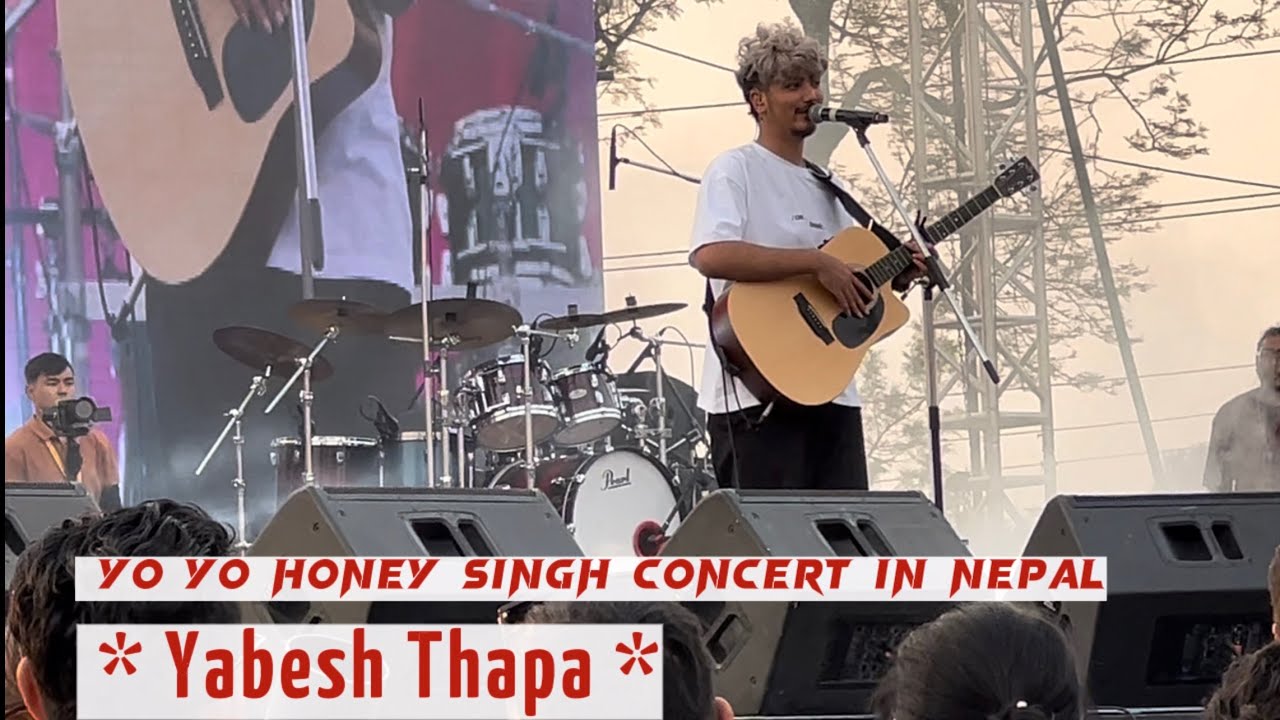 Yabesh Thapa | Yo Yo Honey Singh Concert in Nepal - YouTube