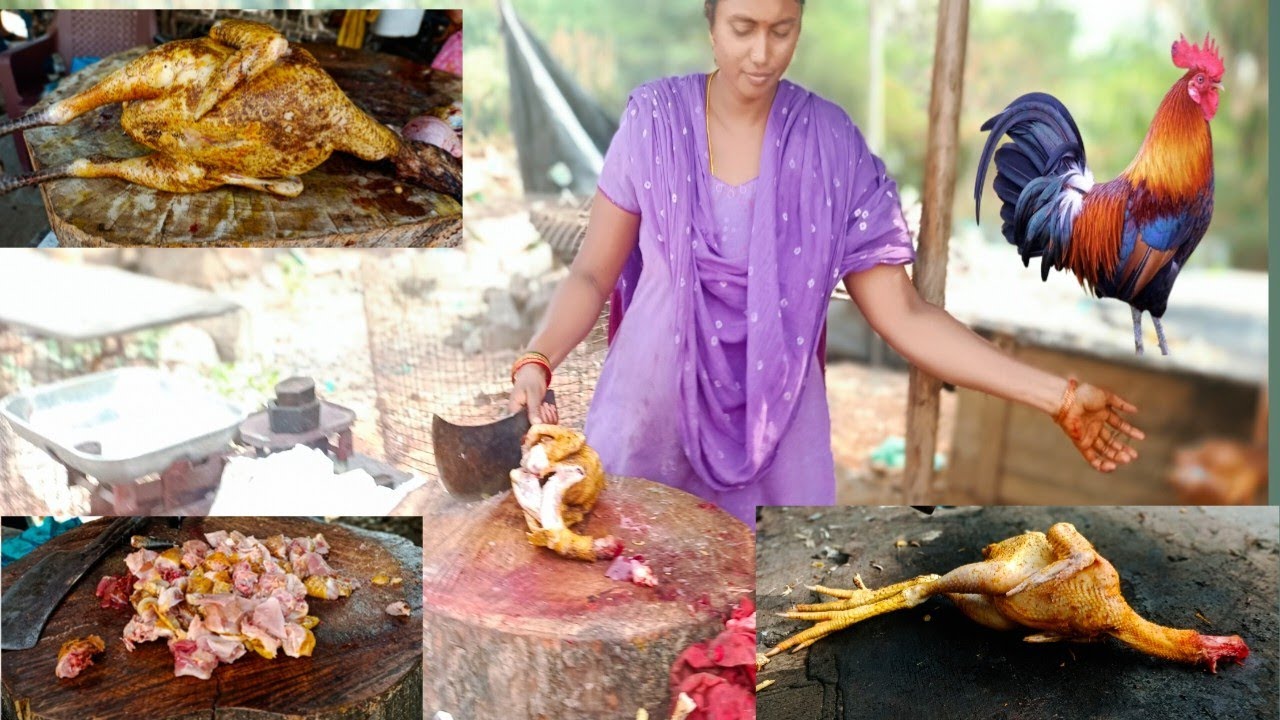 Super Fast Country Chicken Cutting Skills || How To Cut Whole Chicken ...