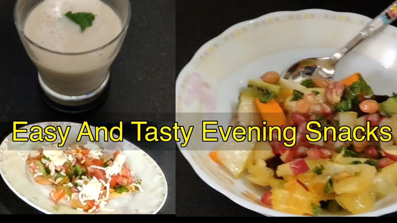 Quick and Healthy Evening Snacks | Fireless cooking | Biscuit Chaat ...