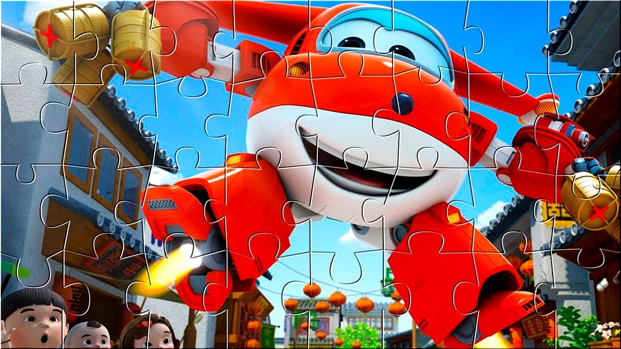Super Wings Puzzle Games for kids - Rompecabezas de Jett Super Wings ...