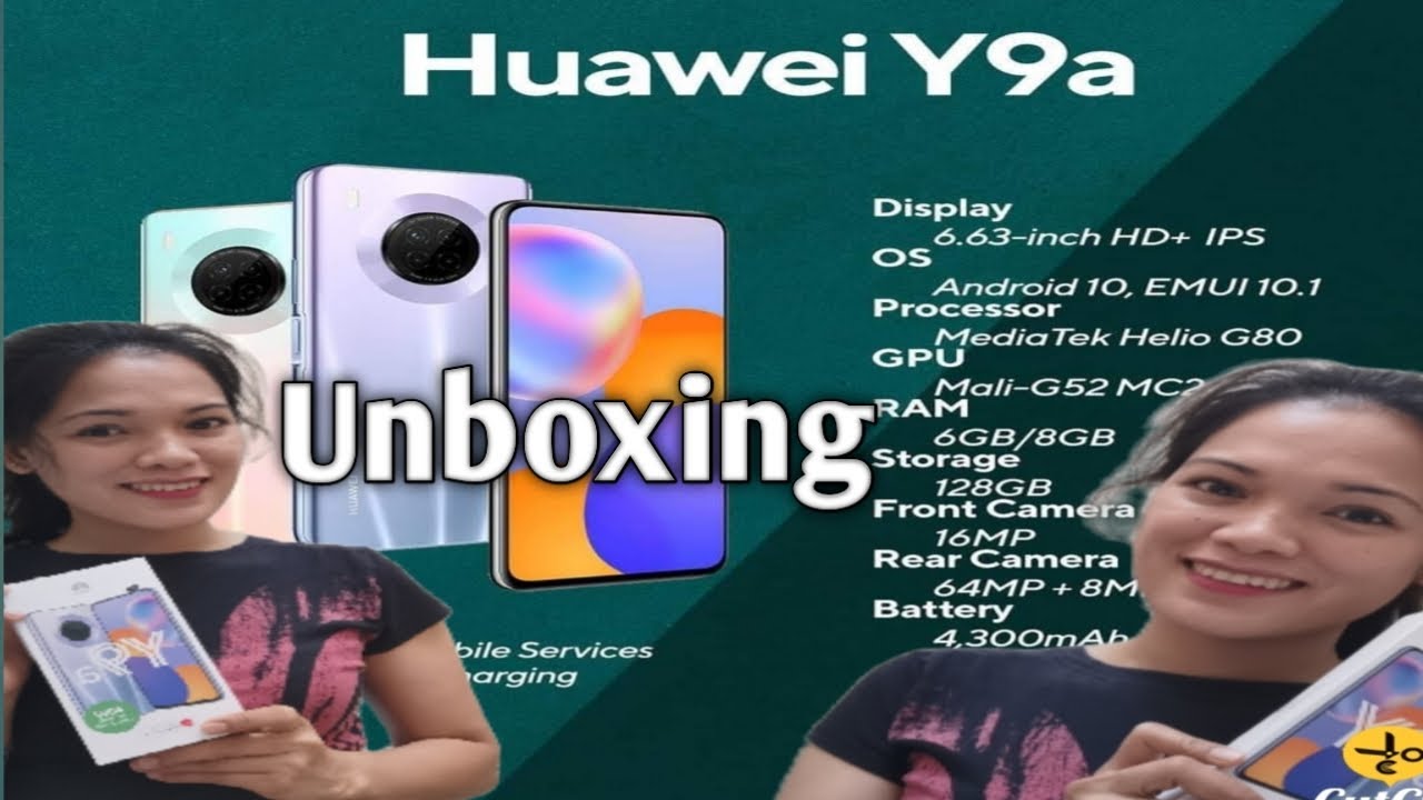 Huawei Y9a 2020 Unboxing - YouTube