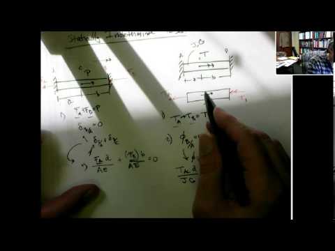 Statically indeterminate torsion problems - YouTube