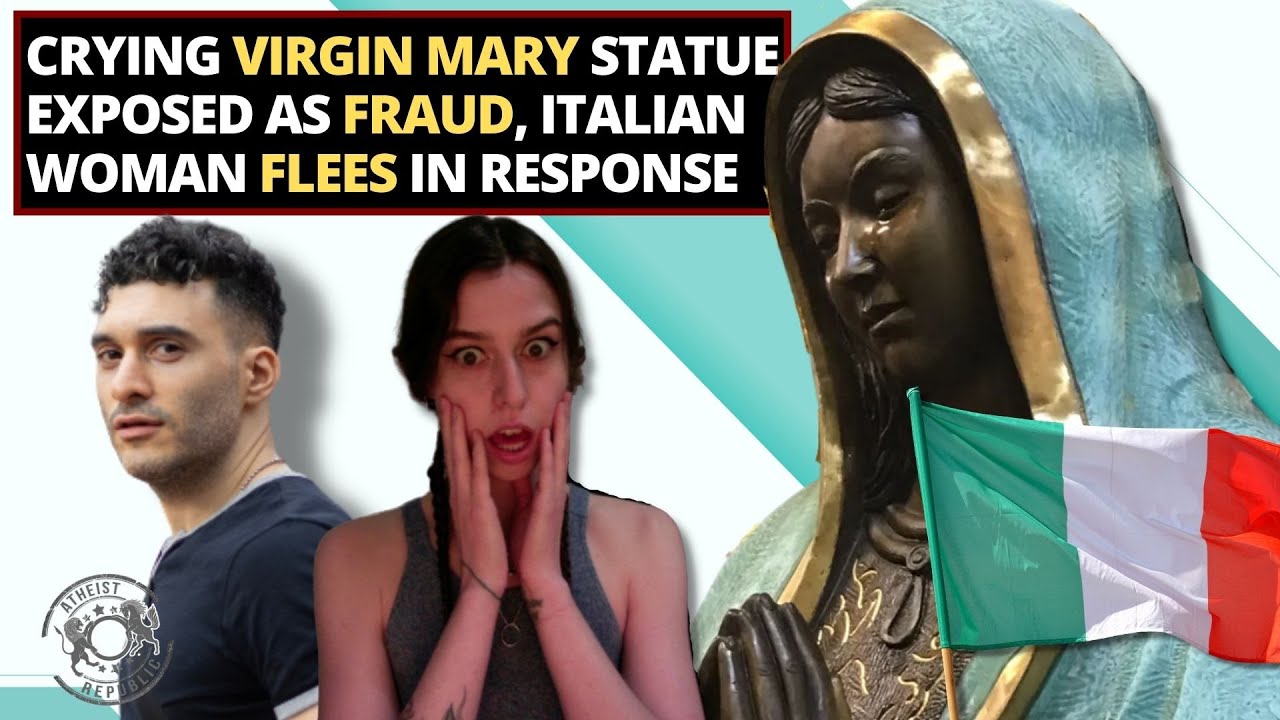 Crying Virgin Mary Statue Exposed As Fraud, Italian Woman Flees In ...
