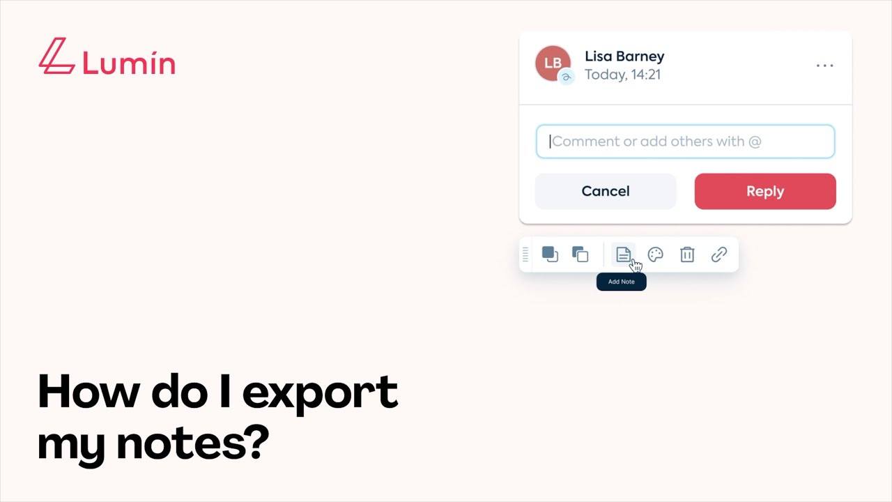 How to export Lumin notes - YouTube