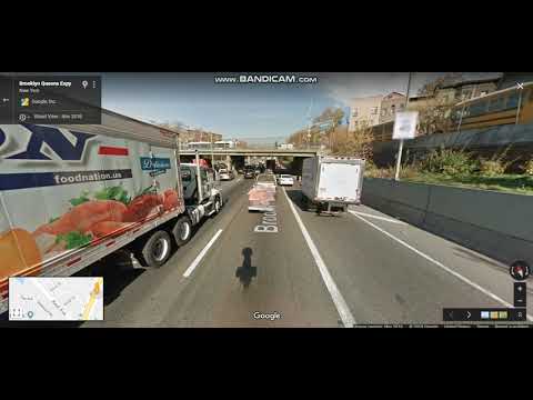 Brooklyn Queens Expressway (Interstate 278 Exits 26 to 35) eastbound ...