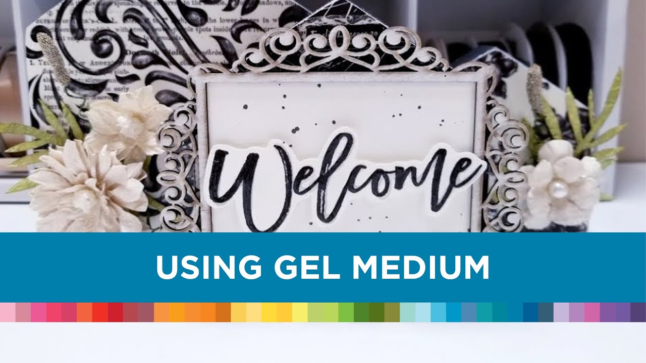 Gel Medium - DIY Home Decor How To - Mixed Media | Try Day Friday - YouTube