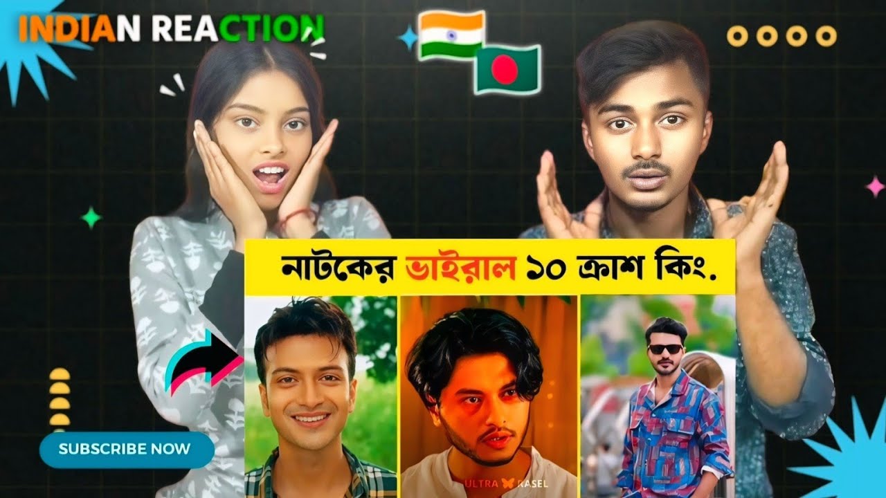 Indian Reaction On|Top 10 Bangladesh Viral Natok Actor,Shakib khan,Arosh khan,jovan,Nirjon ...