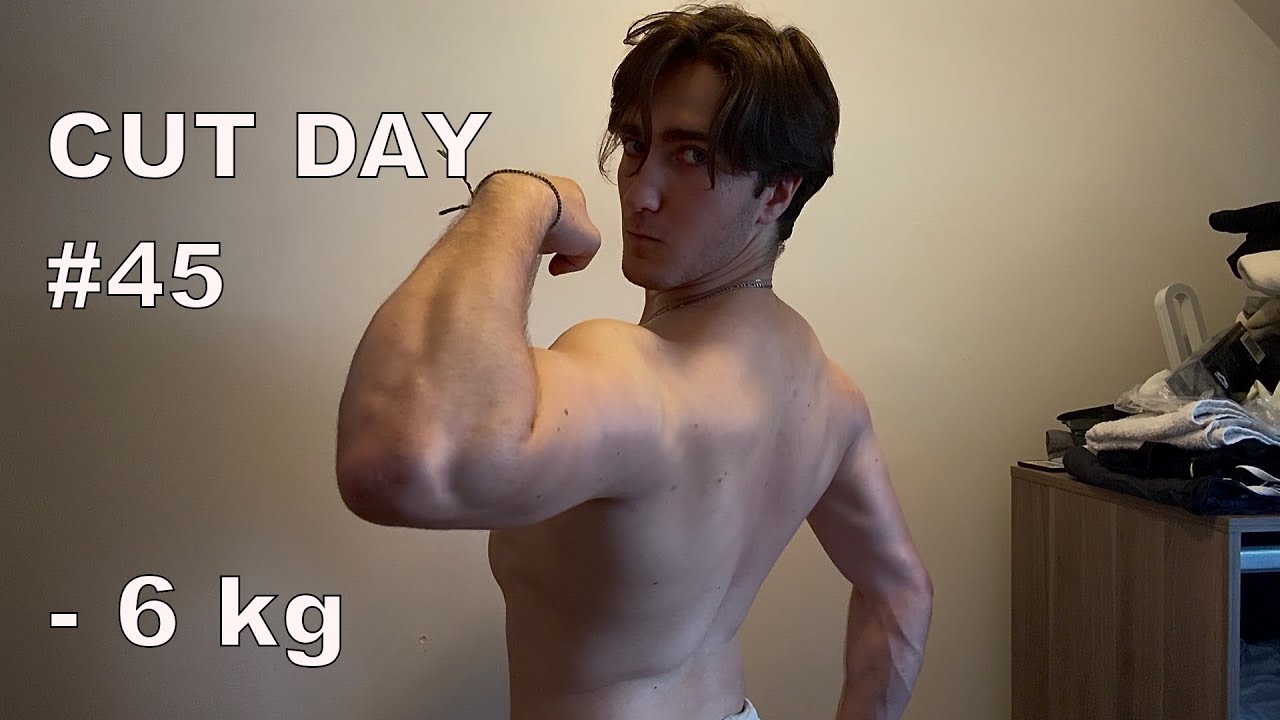 DAY 45 OF MY CUT, Natural Body Transformation : Back Session - YouTube