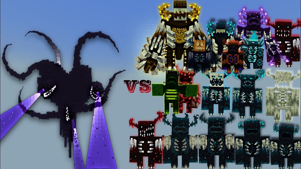 WitherStorm vs Warden Plus Halloween Update (All Wardens) | Minecraft ...
